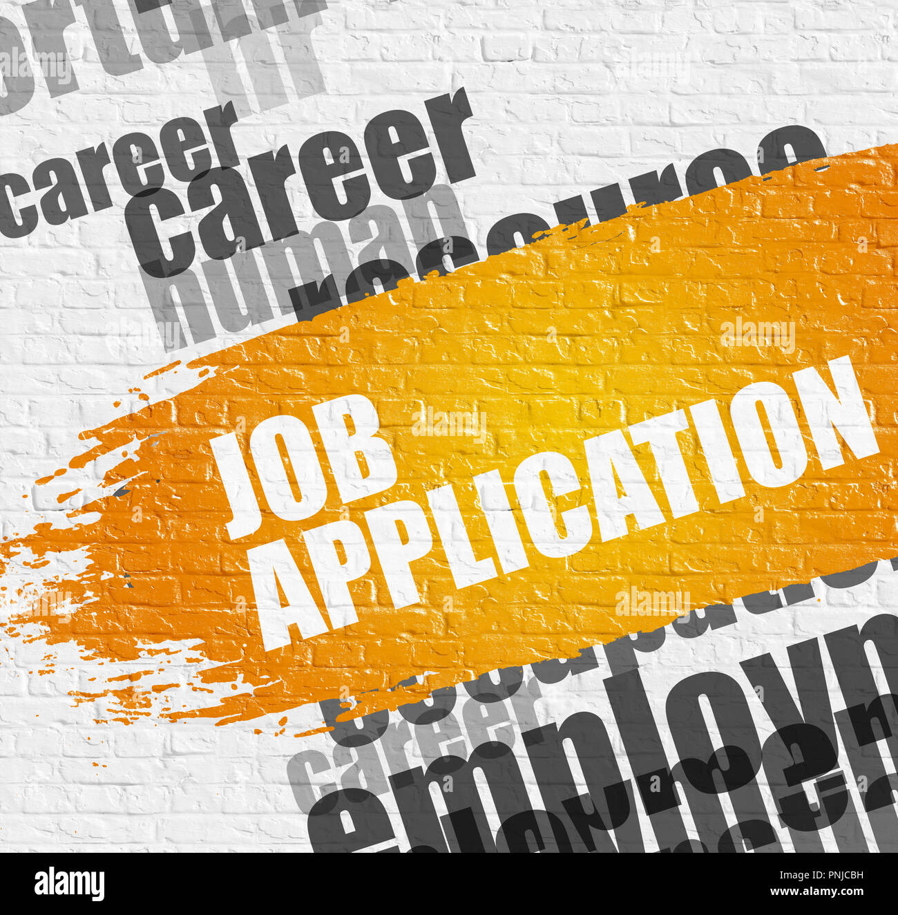 Application for employment on white hi-res stock photography and images ...