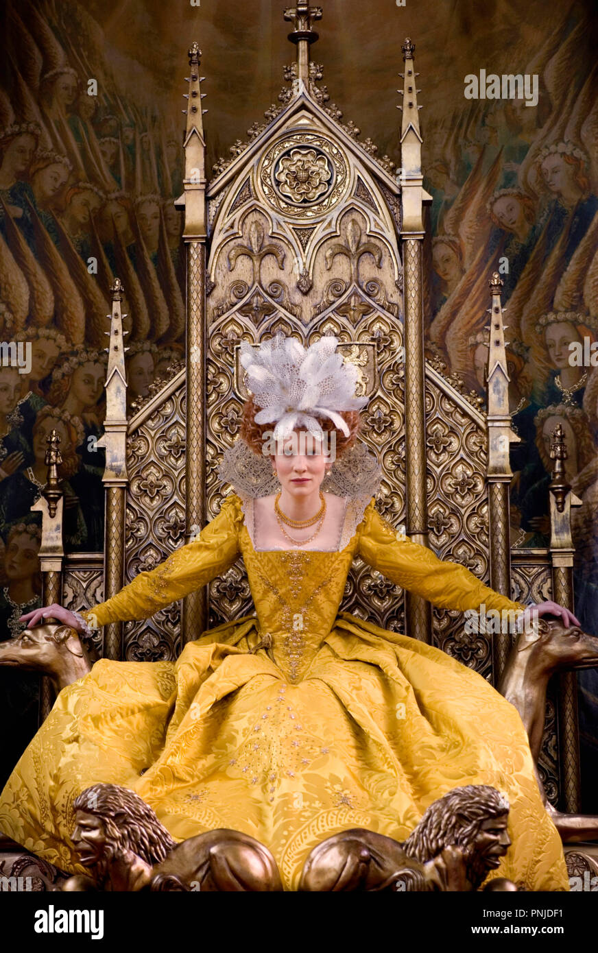 Cate blanchett as queen elizabeth i film title elizabeth hi-res stock ...