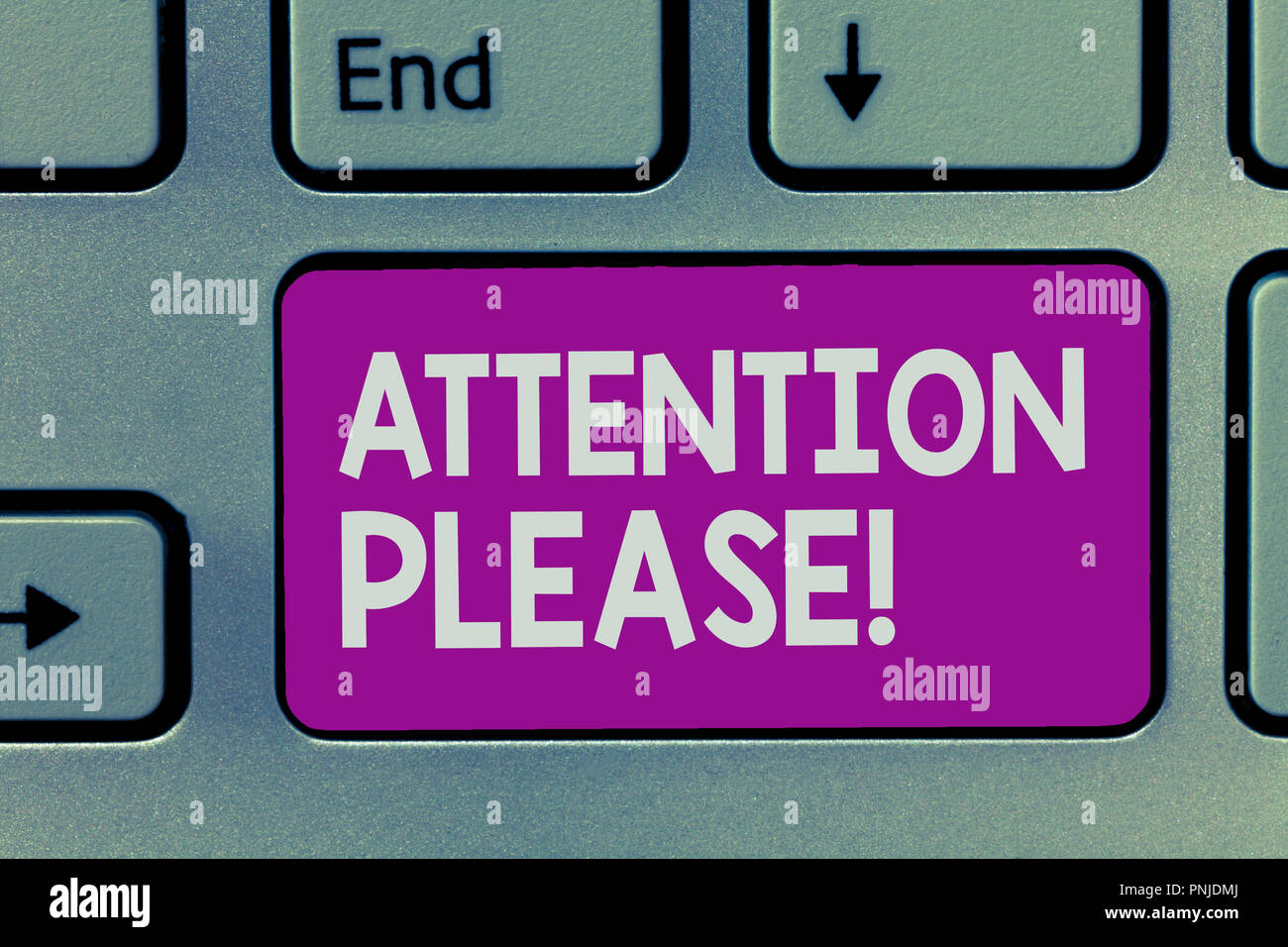 Handwriting text writing Attention Please. Concept meaning Asking ... Handwriting text writing Attention Please. Concept meaning Asking ...