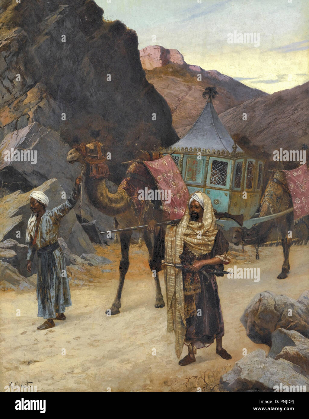 Ernst Rudolf - Le Palanquin Stock Photo - Alamy