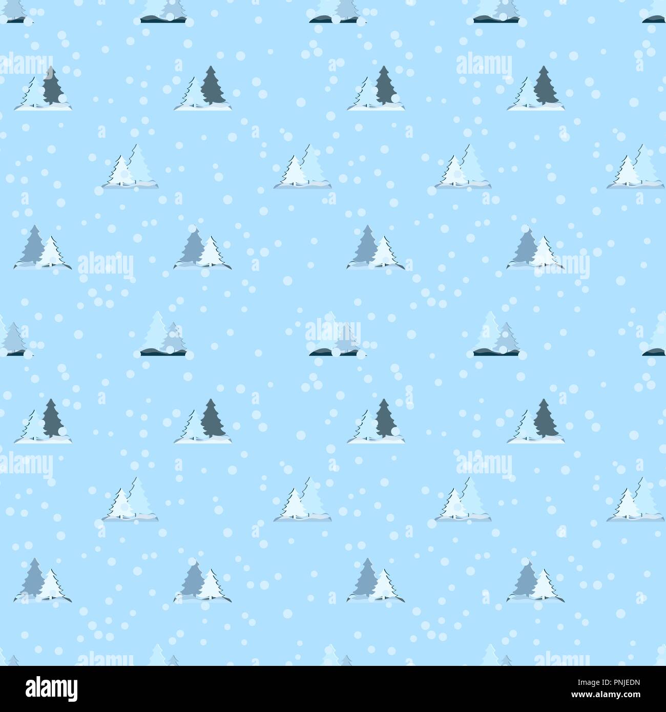 Seamless repeating pattern christmas trees hi-res stock photography and ...