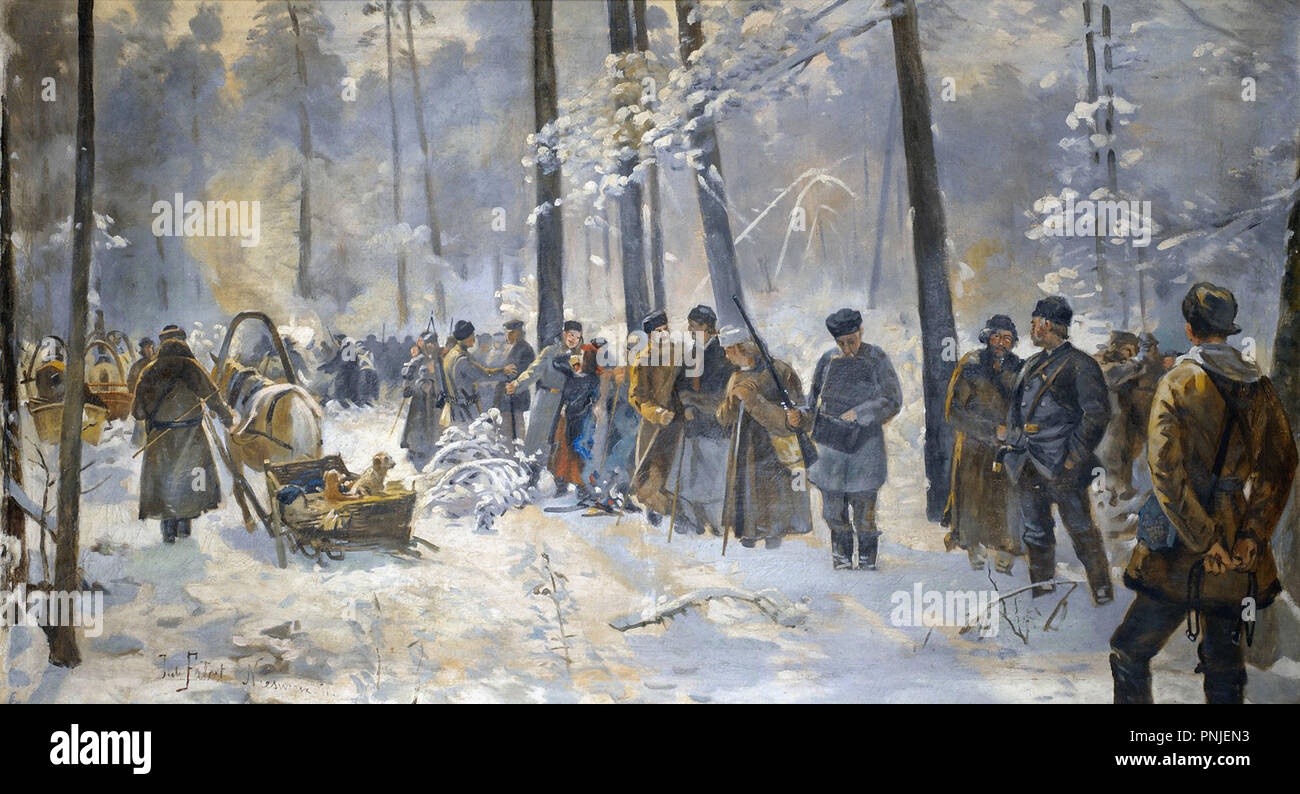 Falat Julian - the Expectant Gathering Stock Photo - Alamy