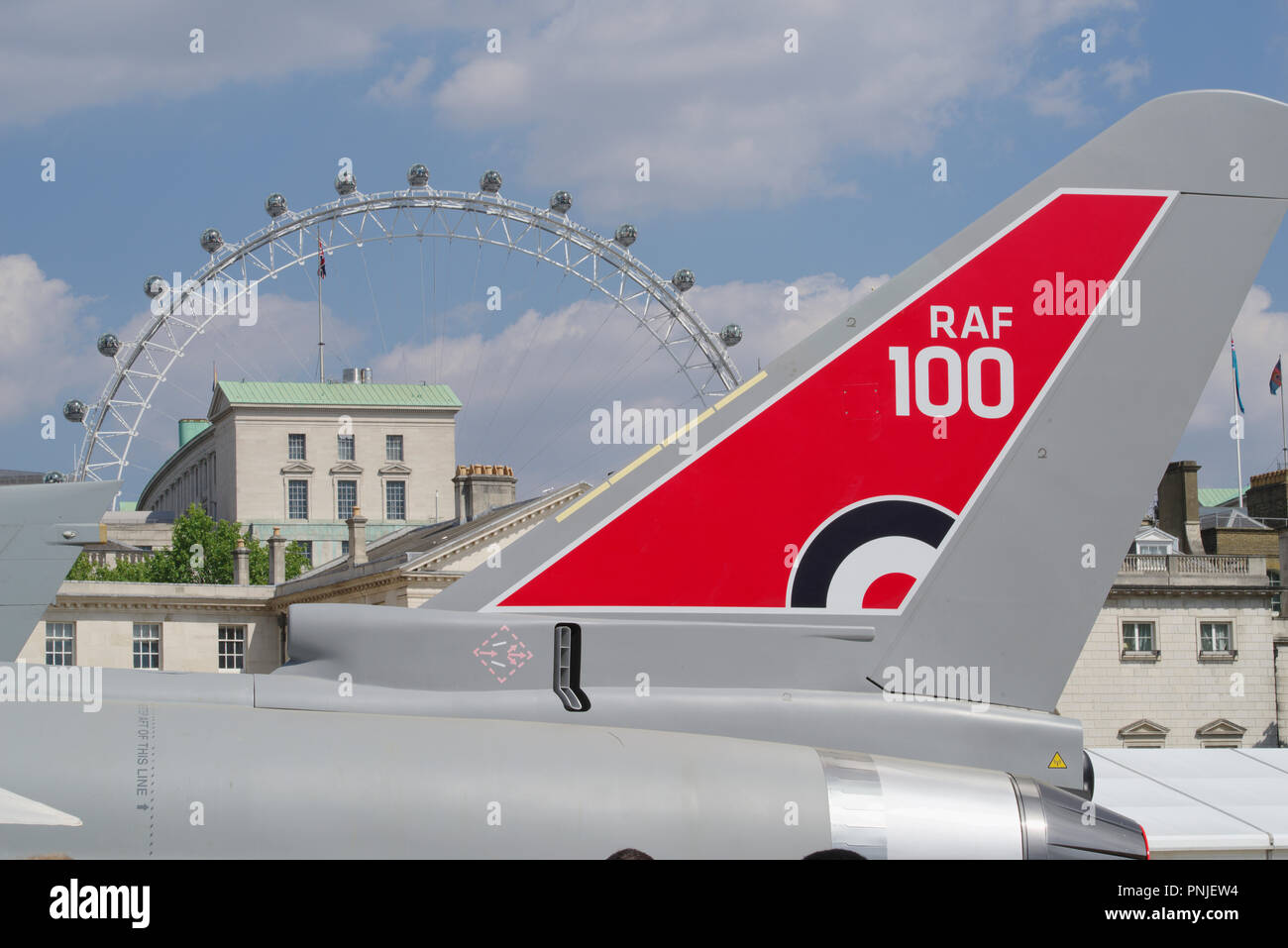 RAF 100 exhibition Horseguards Parade Ground Stock Photo - Alamy