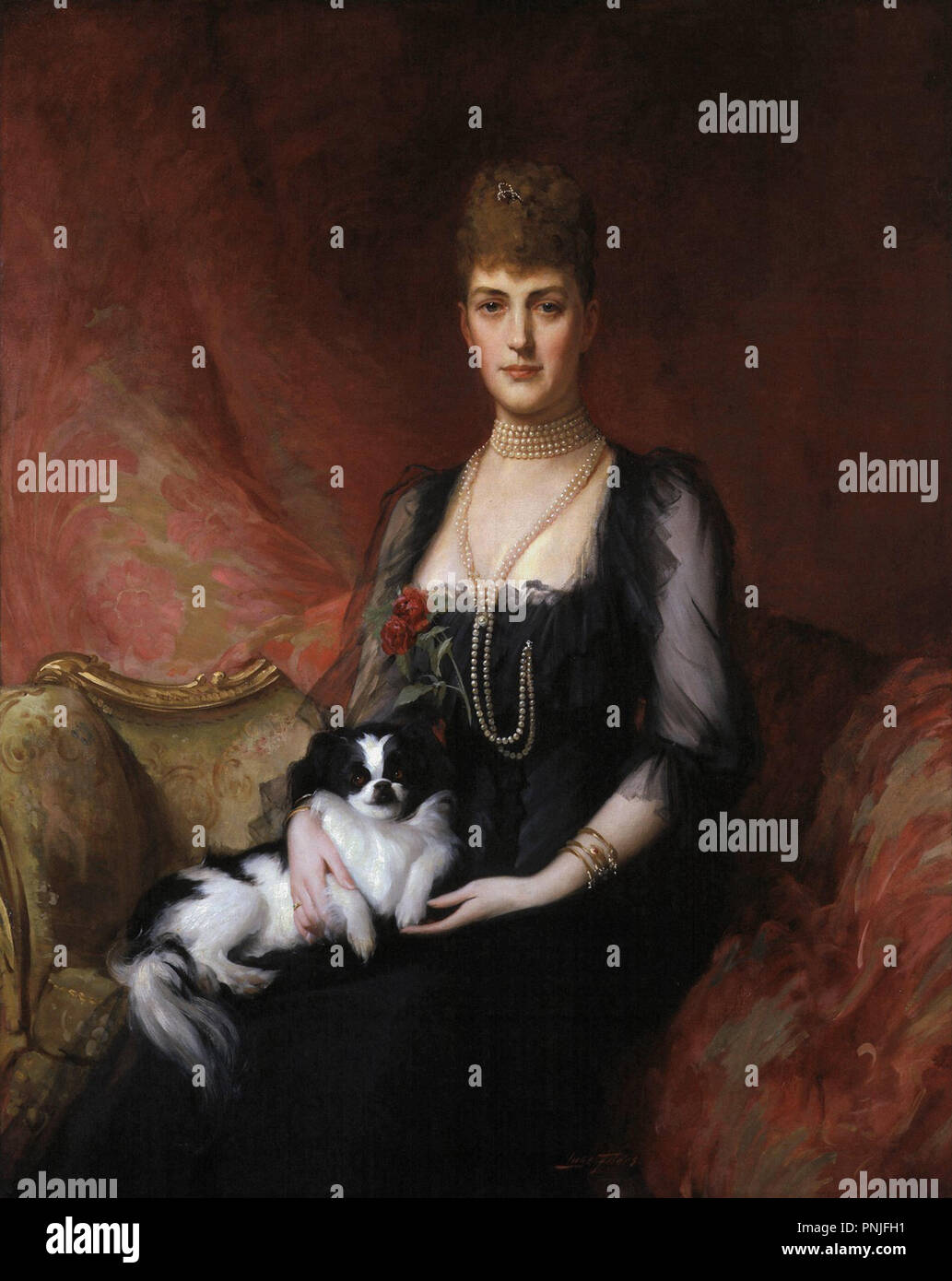 Fildes Sir Samuel Luke - Alexandra of Denmark Stock Photo - Alamy