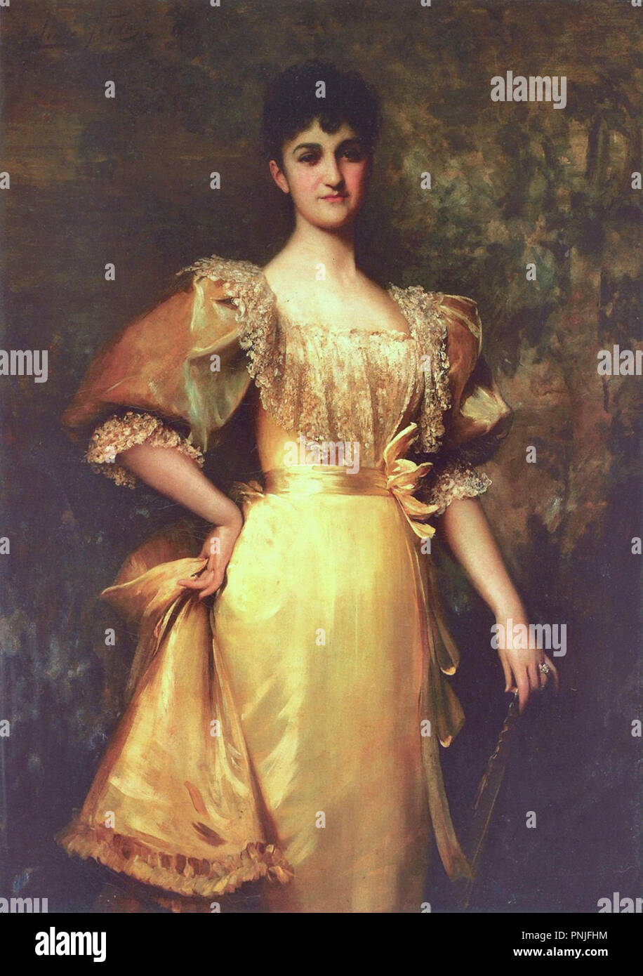 Fildes Sir Samuel Luke - Mrs Pantia Ralli Stock Photo - Alamy