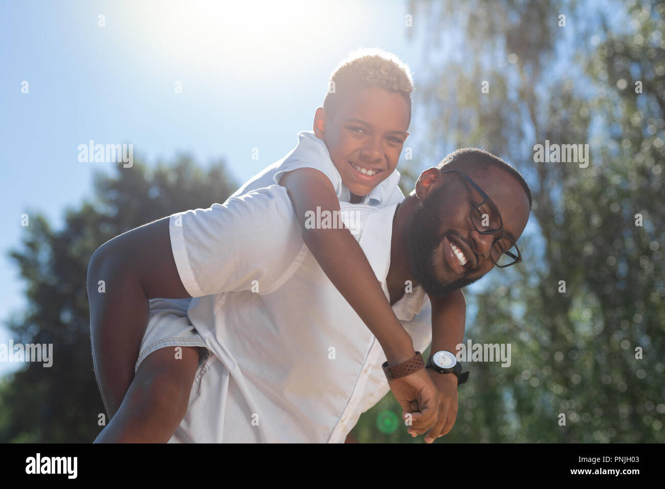 Positive boy hi-res stock photography and images - Alamy