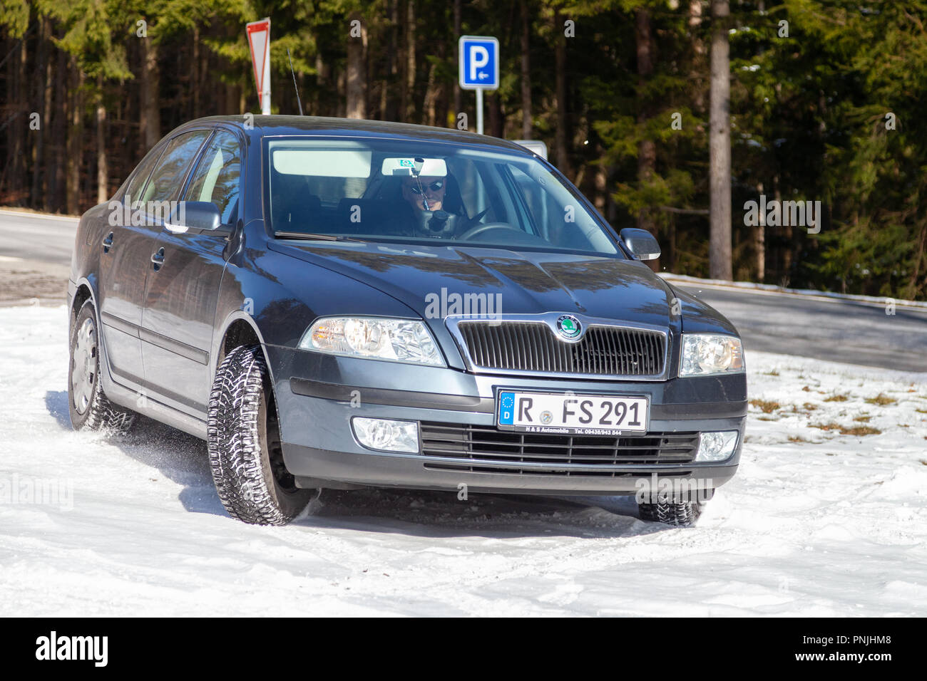 Skoda octavia small family car hi-res stock photography and images - Alamy