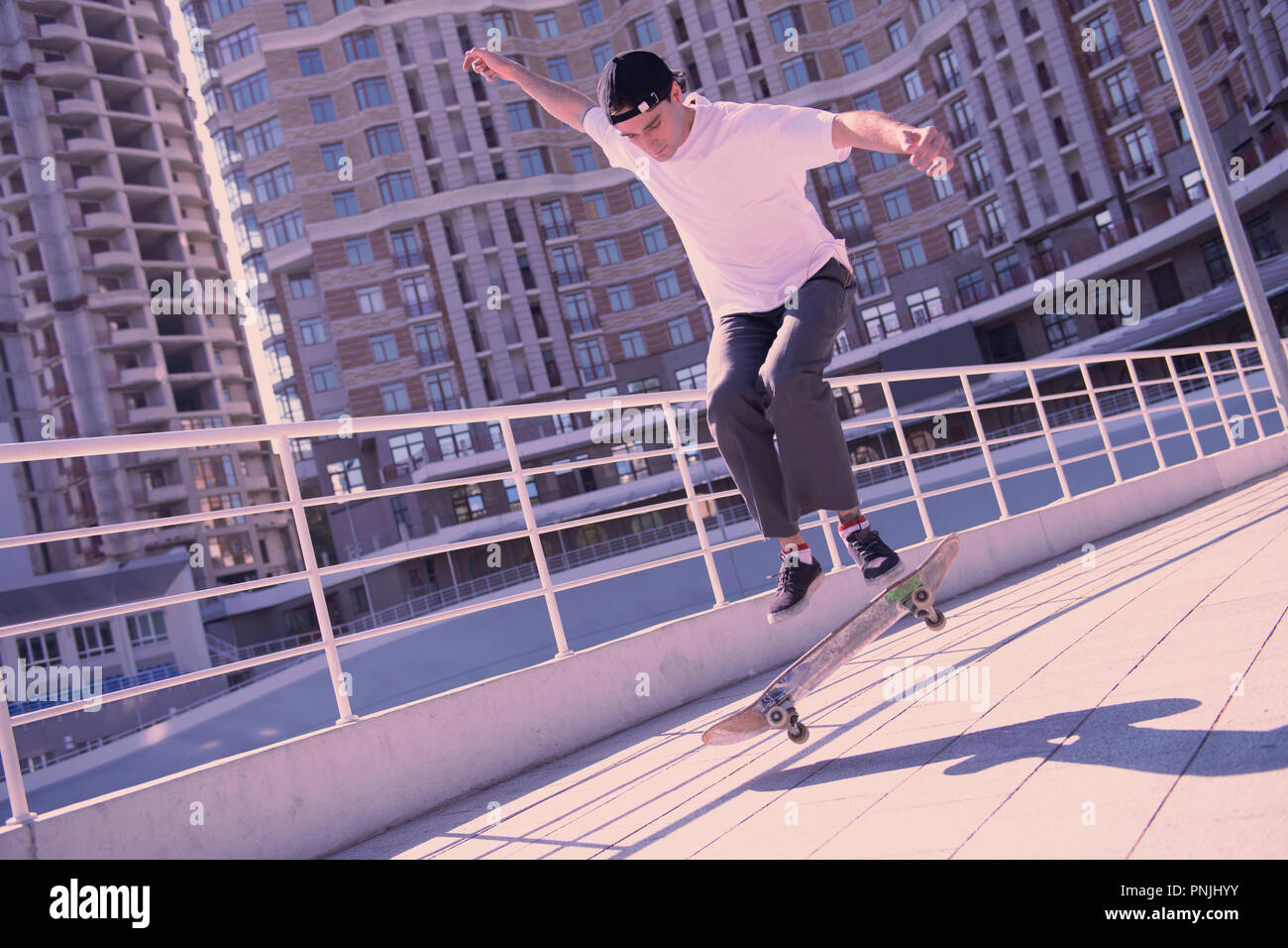 Enjoying his active lifestyle hi-res stock photography and images - Alamy