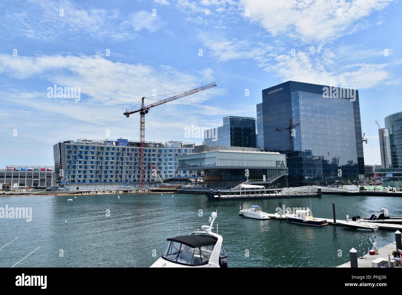 The South Boston Seaport and Innovation District, Boston, Massachusetts ...