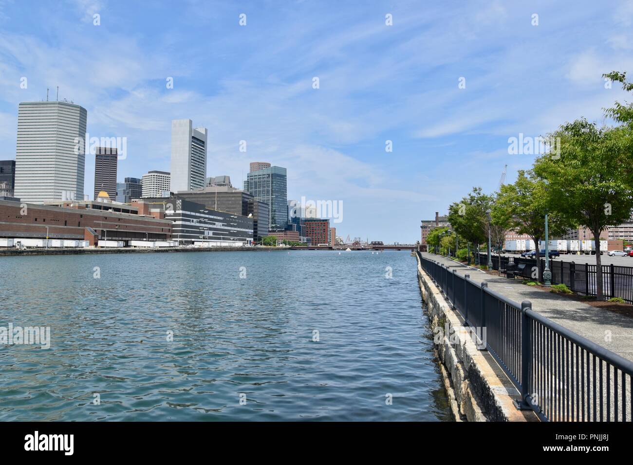 Boston's Fort Point Channel links downtown to the Seaport and South ...