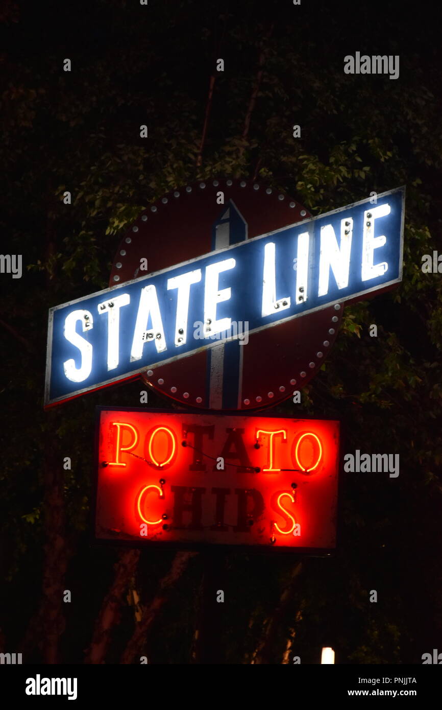Antique Neon signs along those Kennedy Greenway in downtown Boston ...