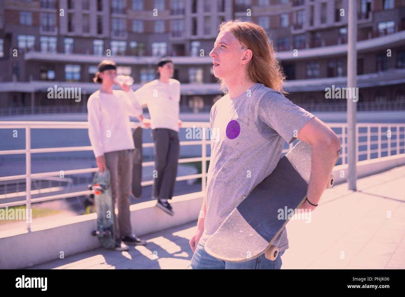 Longhaired man hi-res stock photography and images - Alamy