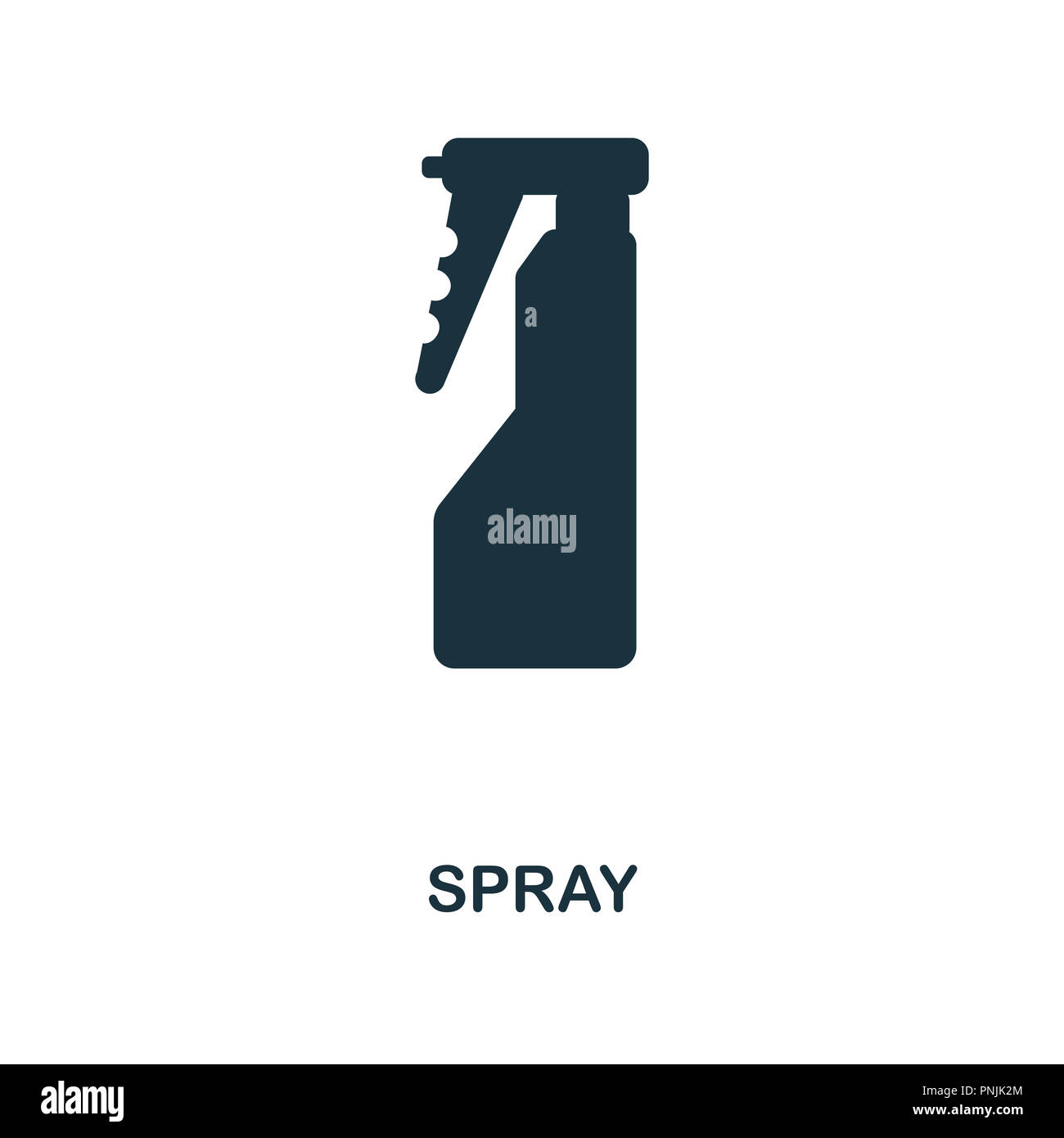 Spray icon. Monochrome style design. UI. Pixel perfect simple pictogram ...