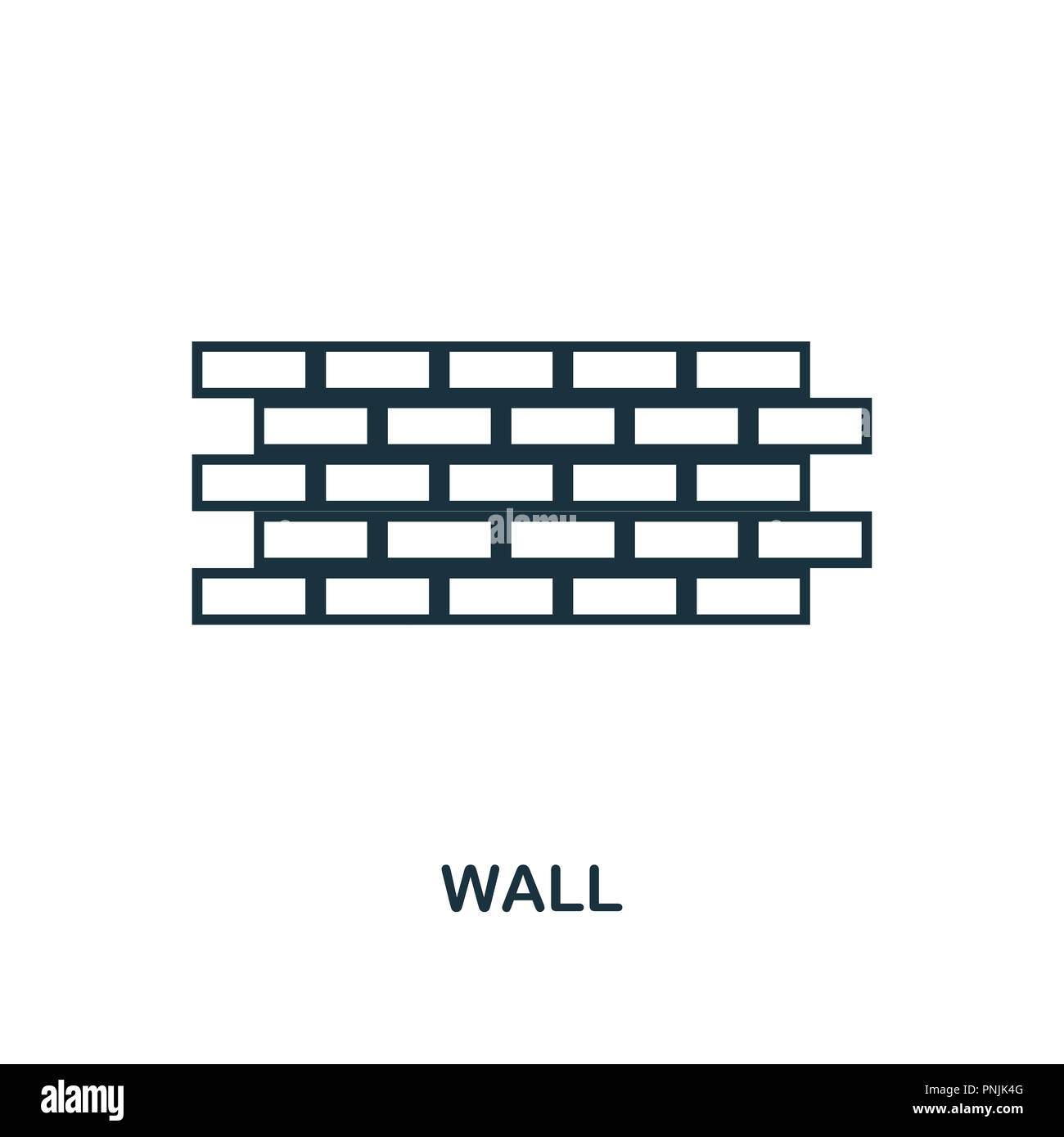 Black sign white brick wall Cut Out Stock Images & Pictures - Alamy