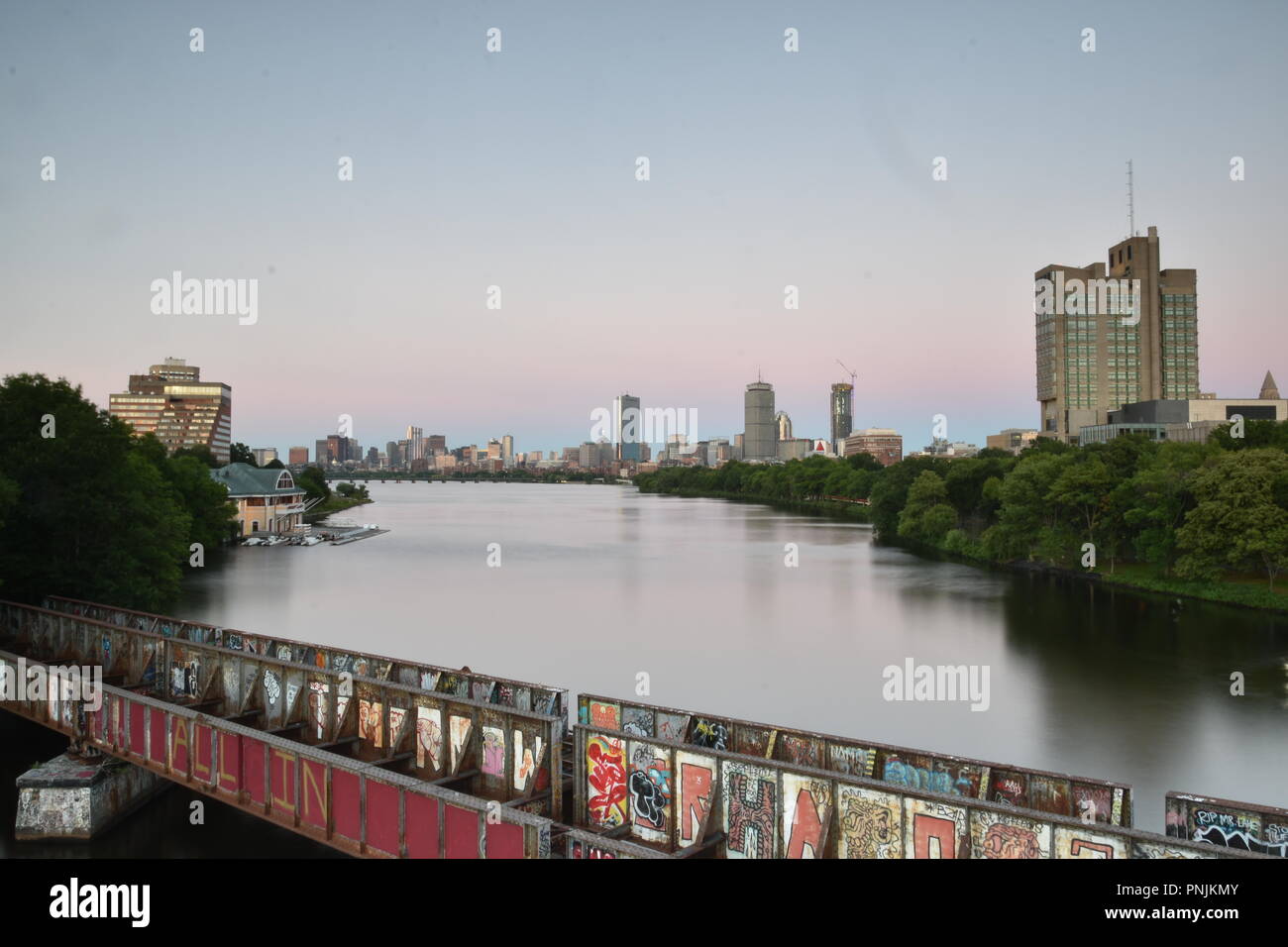 Boston charles river walk hi-res stock photography and images - Alamy