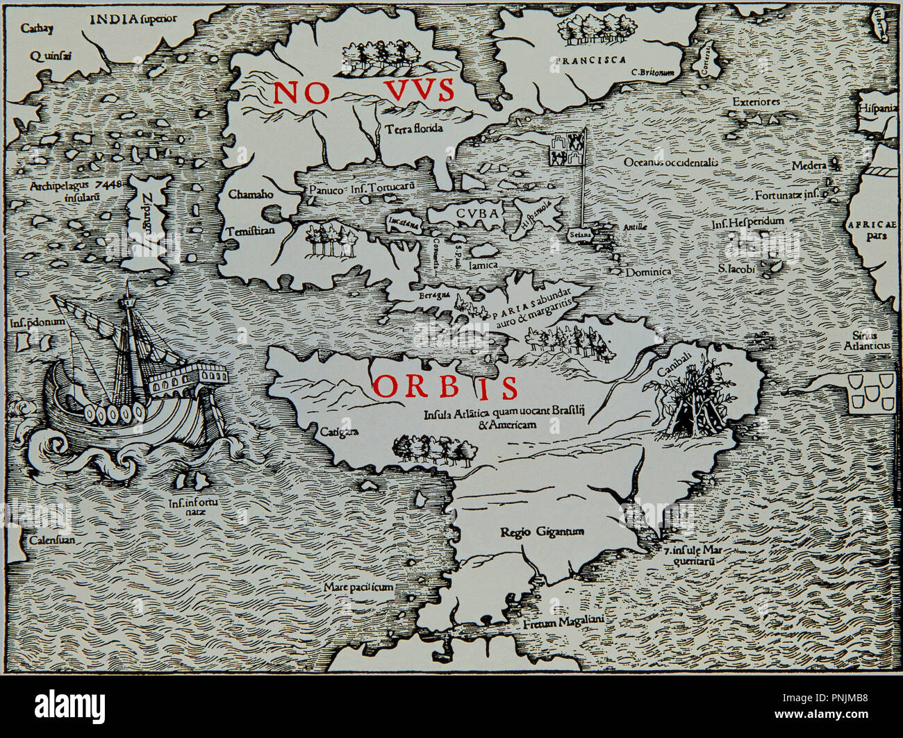 New spain 16th century map hi-res stock photography and images - Alamy