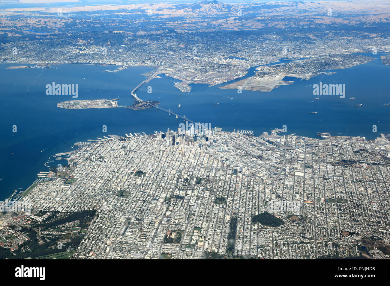Aerial View of San Francisco, California Stock Photo - Alamy