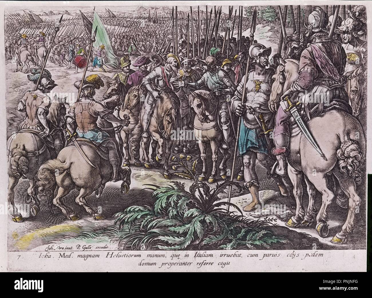 VICTORIAS DE CARLOS V - GRABADO DEL SIGLO XVI. Author: HEEMSKERCK ...