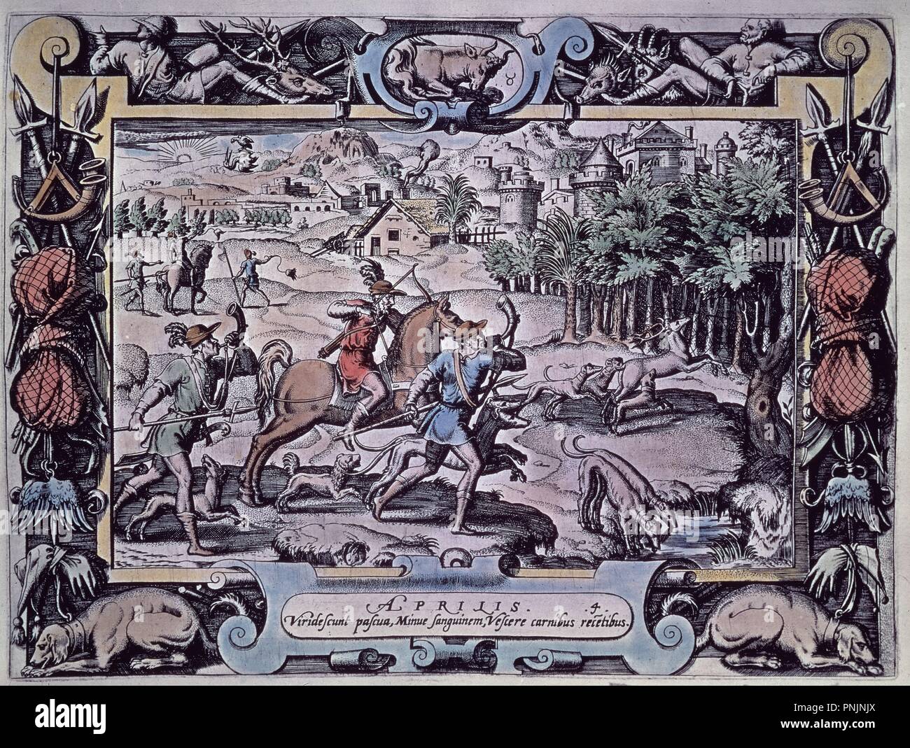 Calendario del mes de abril hi-res stock photography and images - Alamy