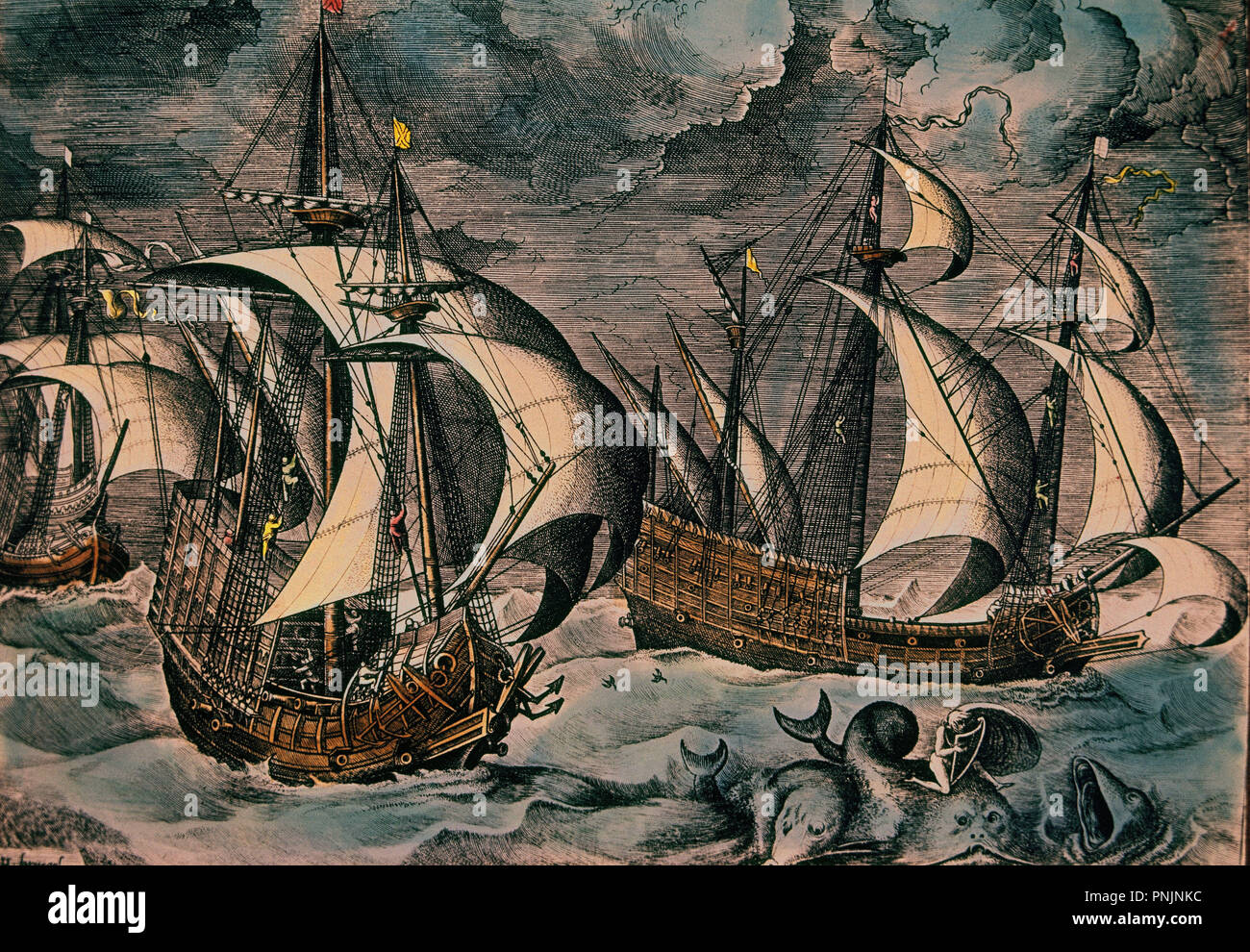 16th century boat whale hi-res stock photography and images - Alamy