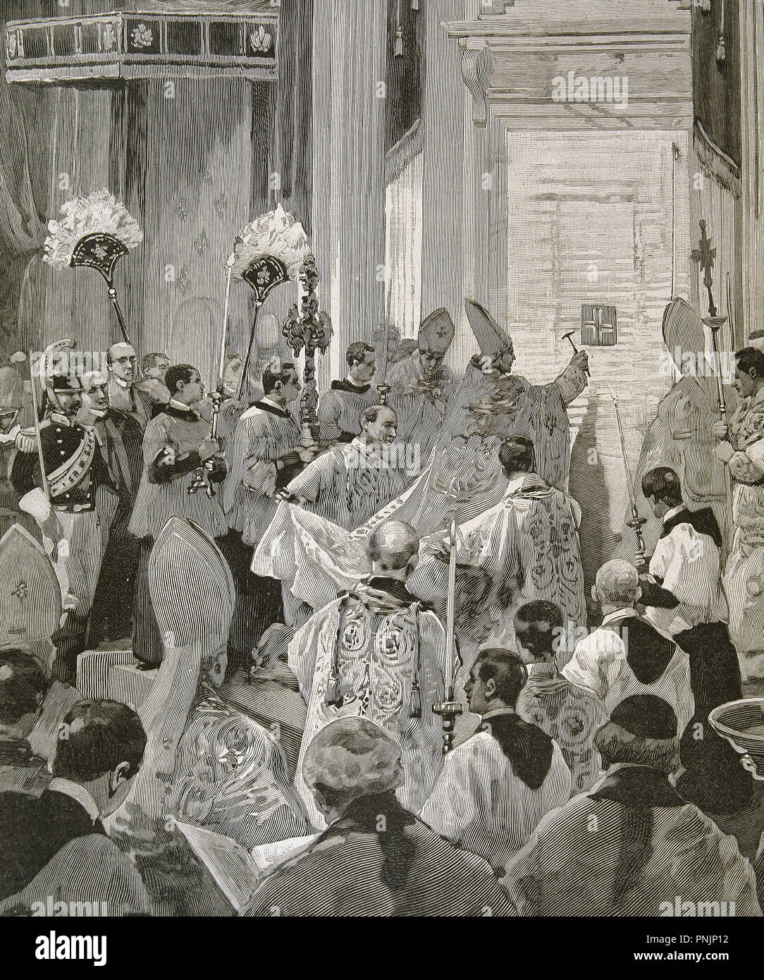 Leo XIII (1810-1903). Italian Pope (1878-1903), named Vincenzo ...