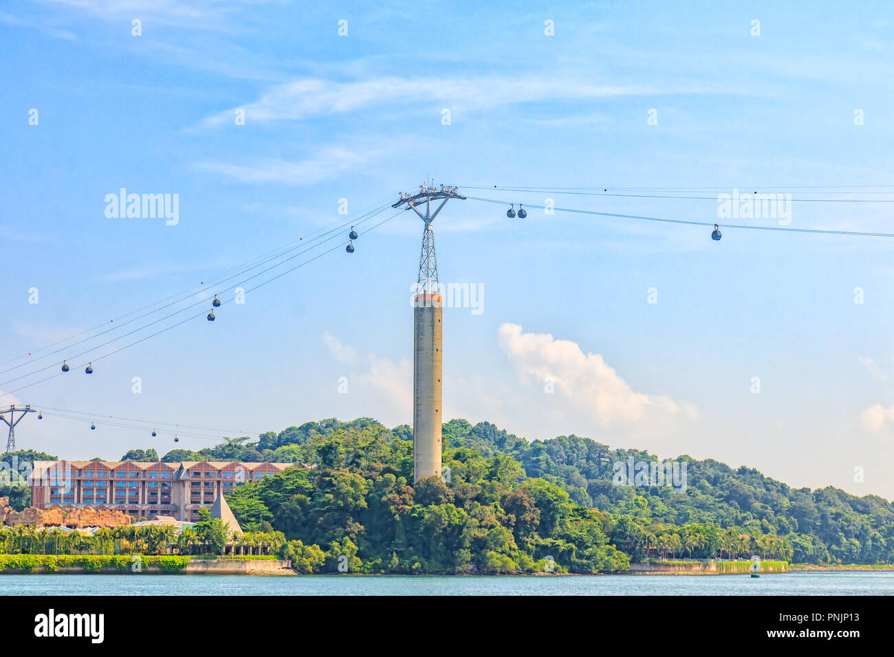 Singapore Cable Car Stock Photo - Alamy