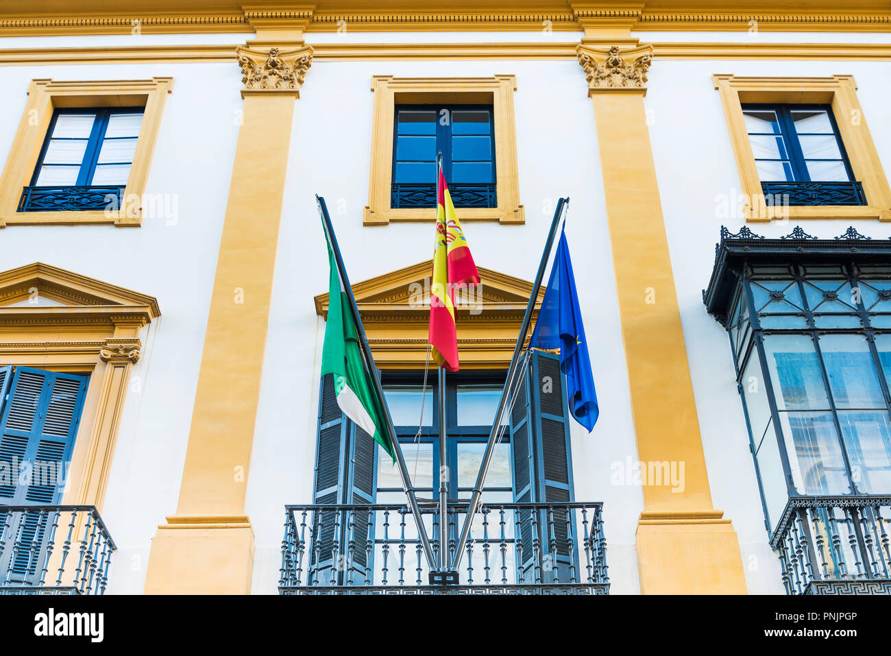 Sevilla flag hi-res stock photography and images - Alamy