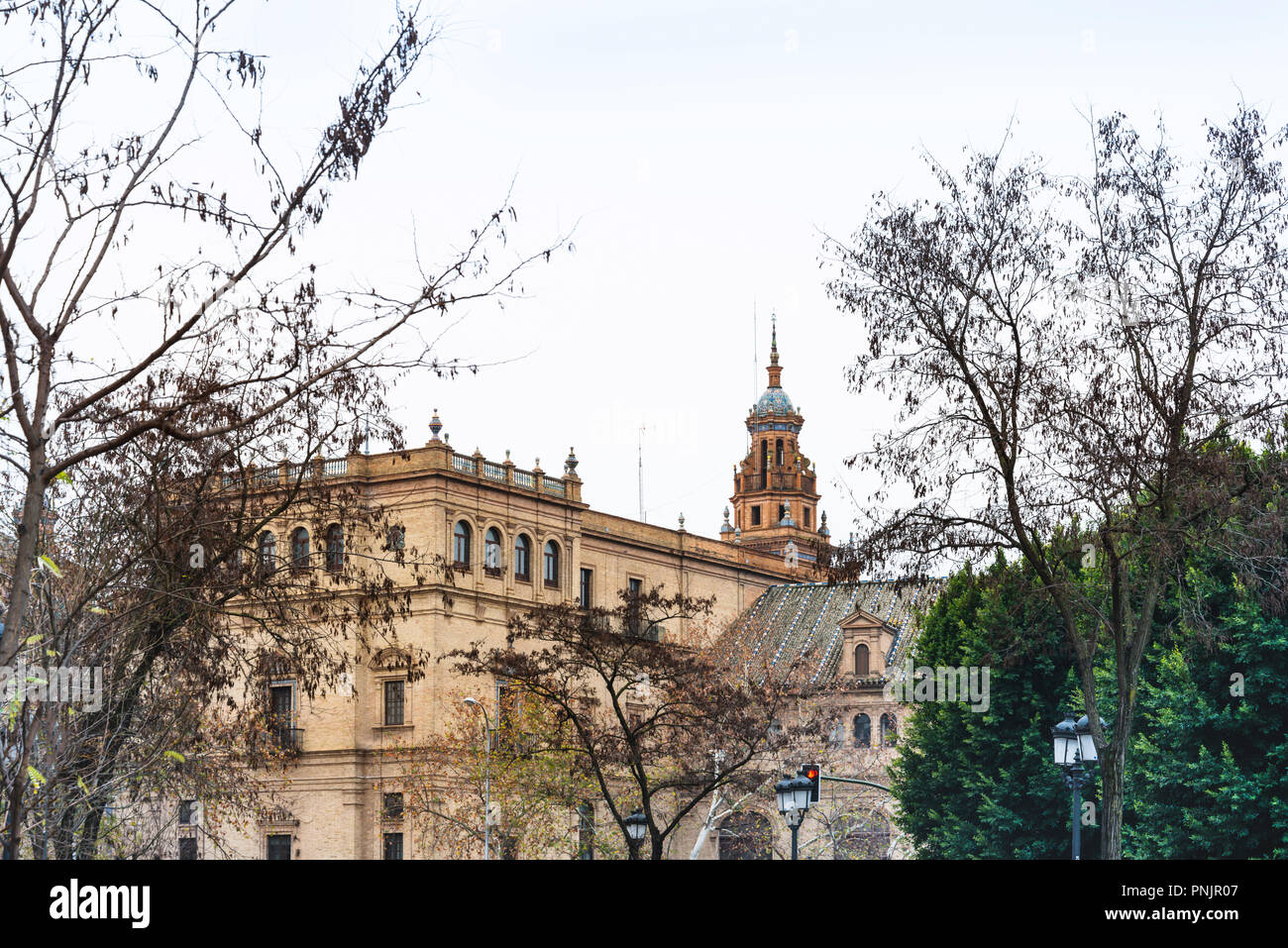 Traditional Cathedral building in Sevilla city, Spain Stock Photo - Alamy