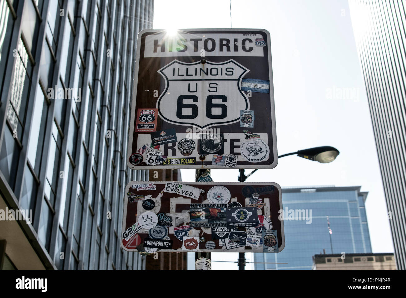 Historic route 66 sign hi-res stock photography and images - Alamy