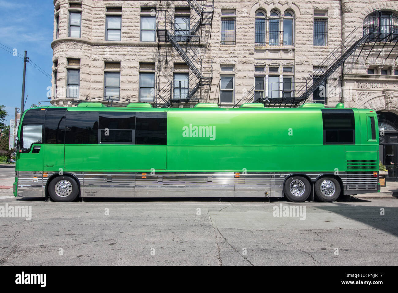 Band Tour Bus Exterior
