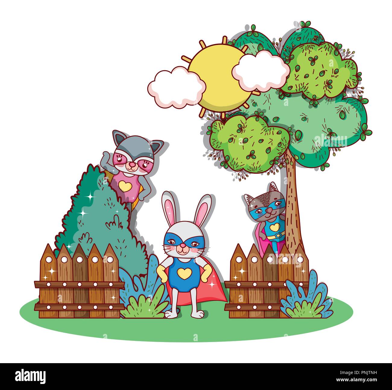 Superhero animals cartoons Stock Vector Image & Art - Alamy