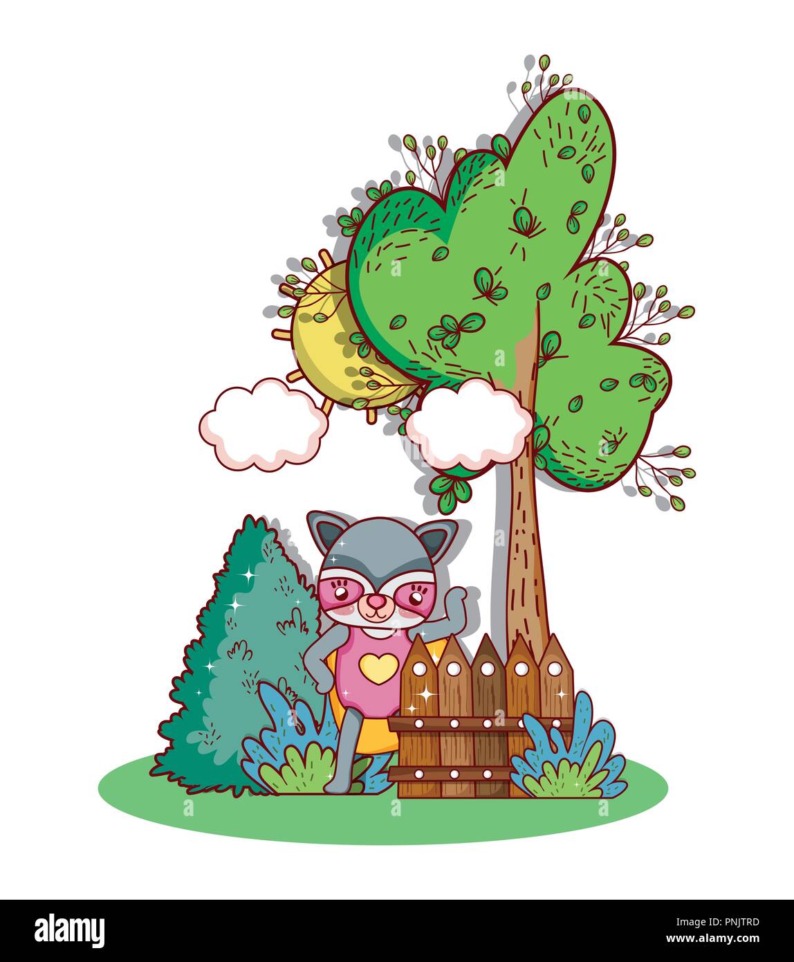 Superhero animal cartoon Stock Vector Image & Art - Alamy