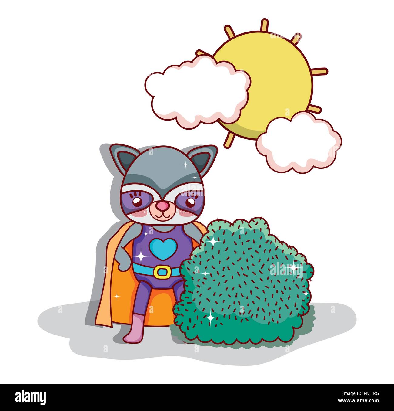 Superhero animal cartoon Stock Vector Image & Art - Alamy