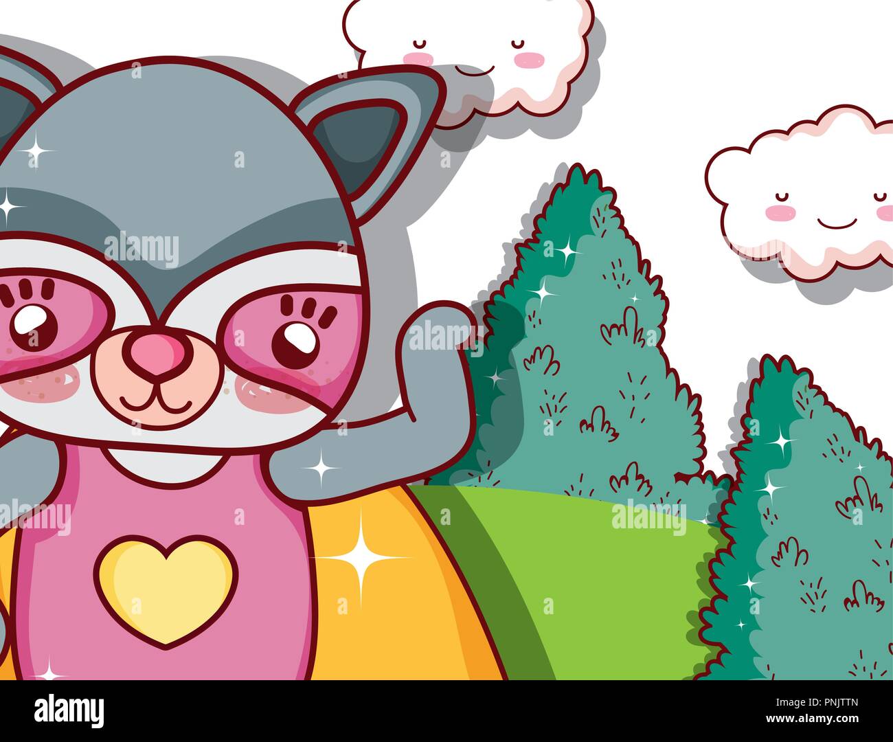 Superhero animal cartoon Stock Vector Image & Art - Alamy