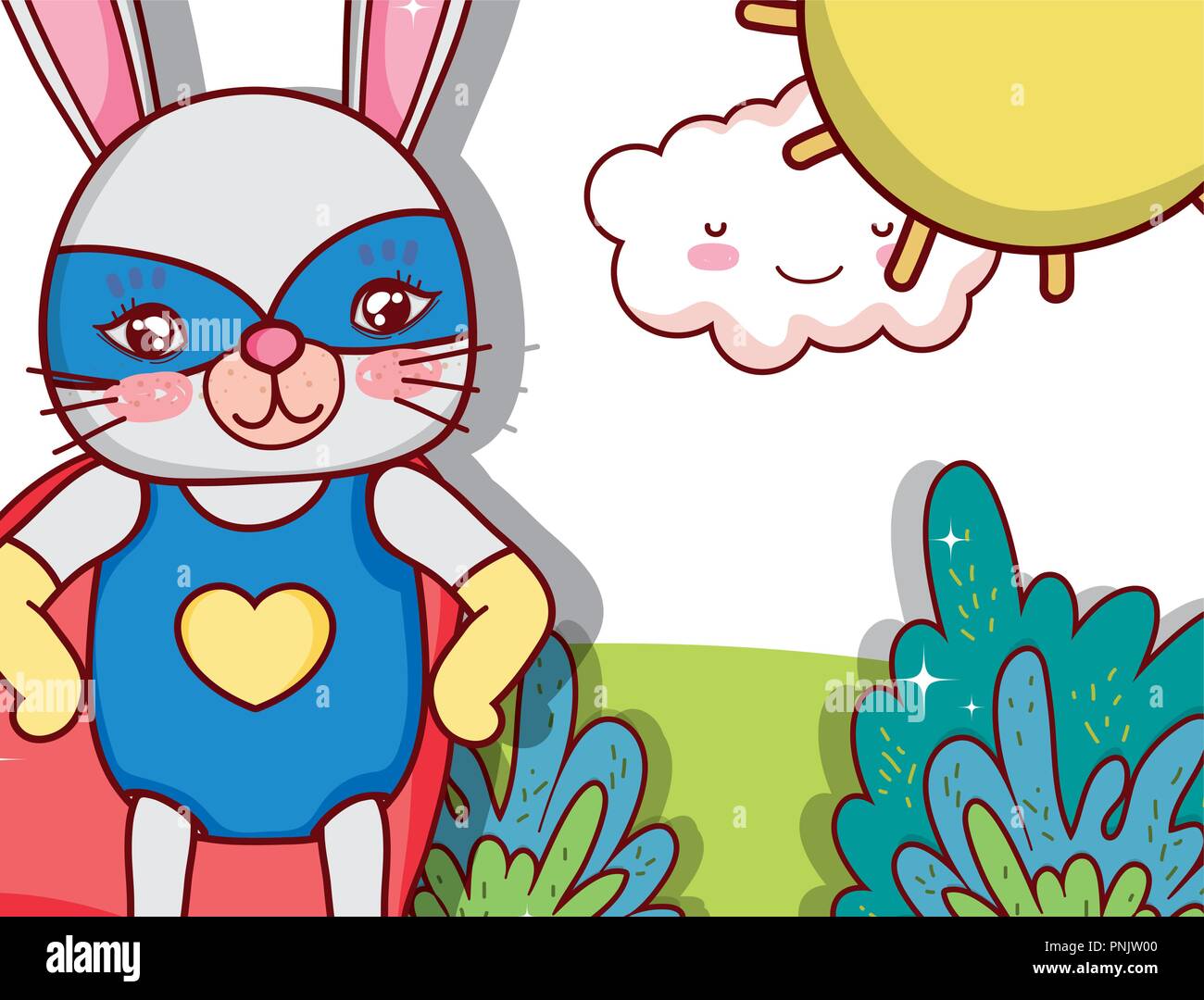 Superhero animal cartoon Stock Vector Image & Art - Alamy