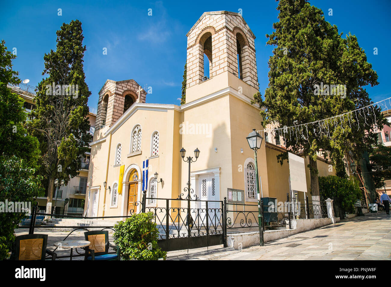 Old orthodox Church on the Hill of Nymphis in Plaka, Athens, Greece ...