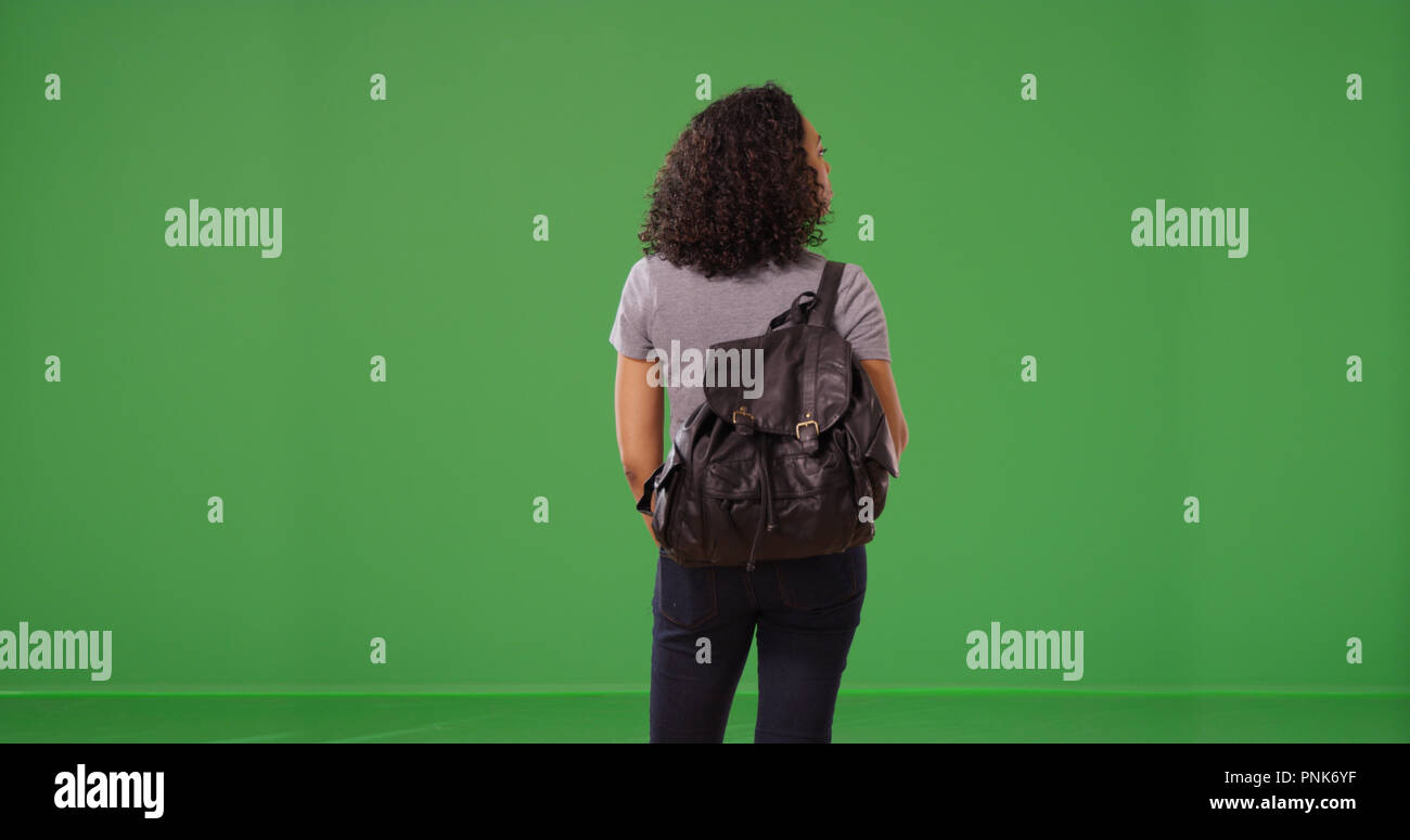 African girl wearing backpack hi-res stock photography and images - Alamy