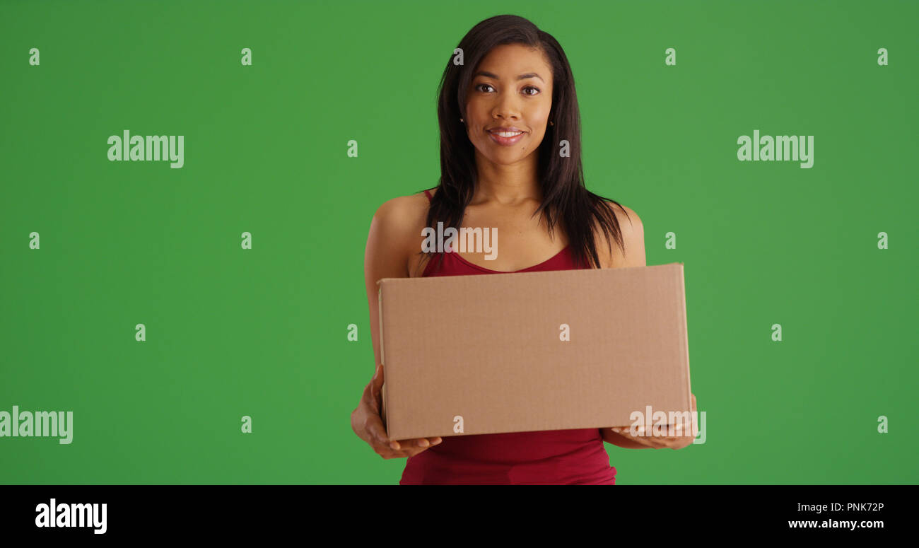 Green screen box hi-res stock photography and images - Alamy