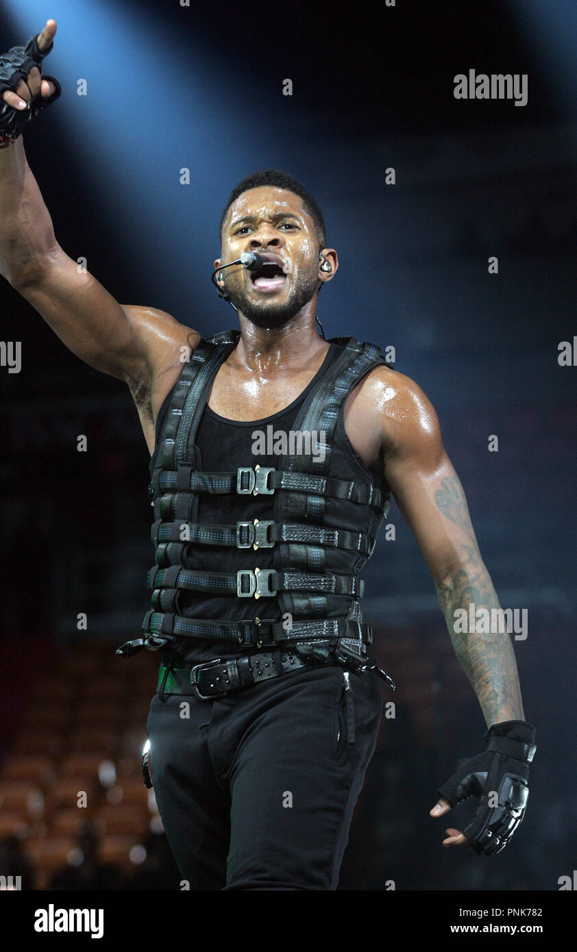 Usher performs in concert on New Year's Eve at the American Airlines ...