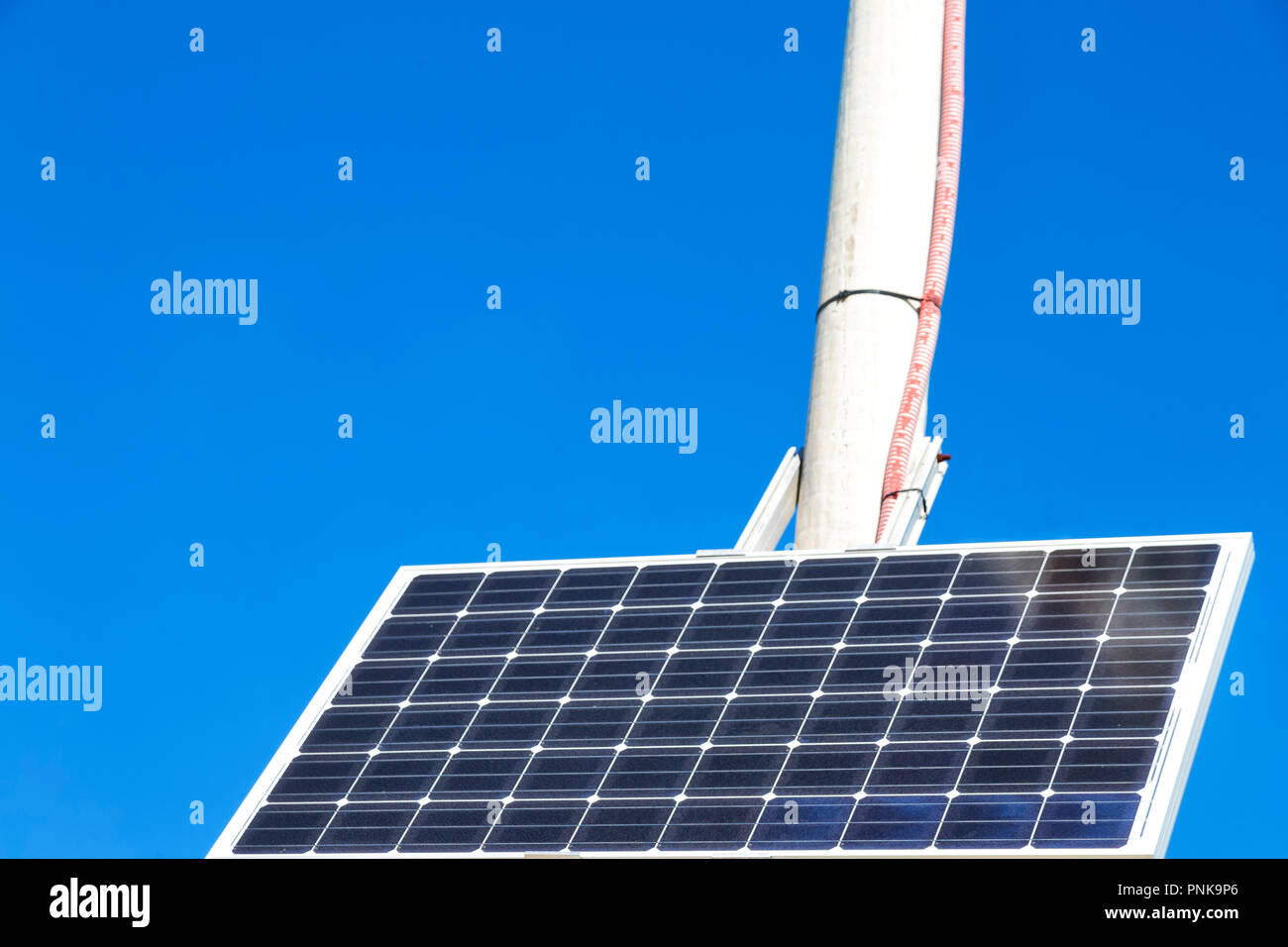 solar cell and cloud in the sky like concept of energy sustainable and ...
