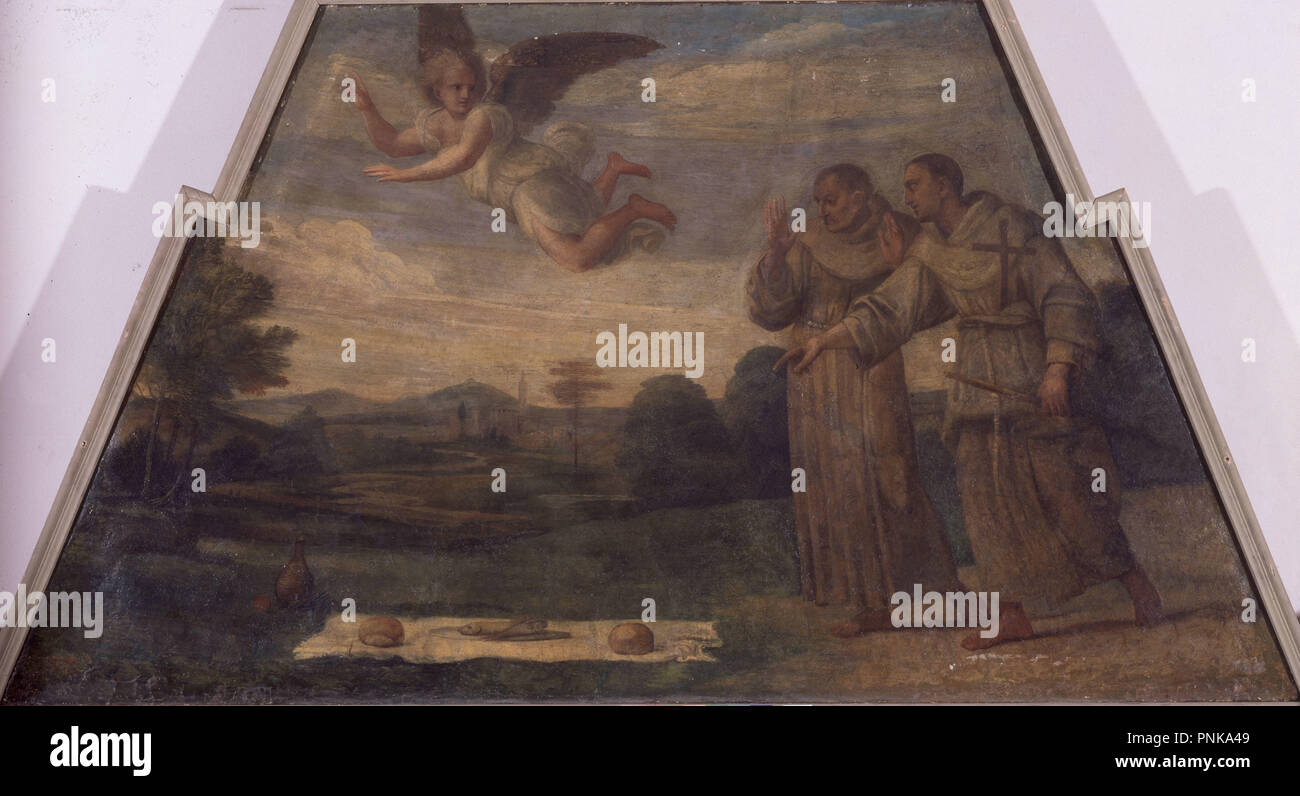 LA REFACCION MILAGROSA - FRESCO PASADO A LIENZO - SIGLO XVI - 130x230 ...