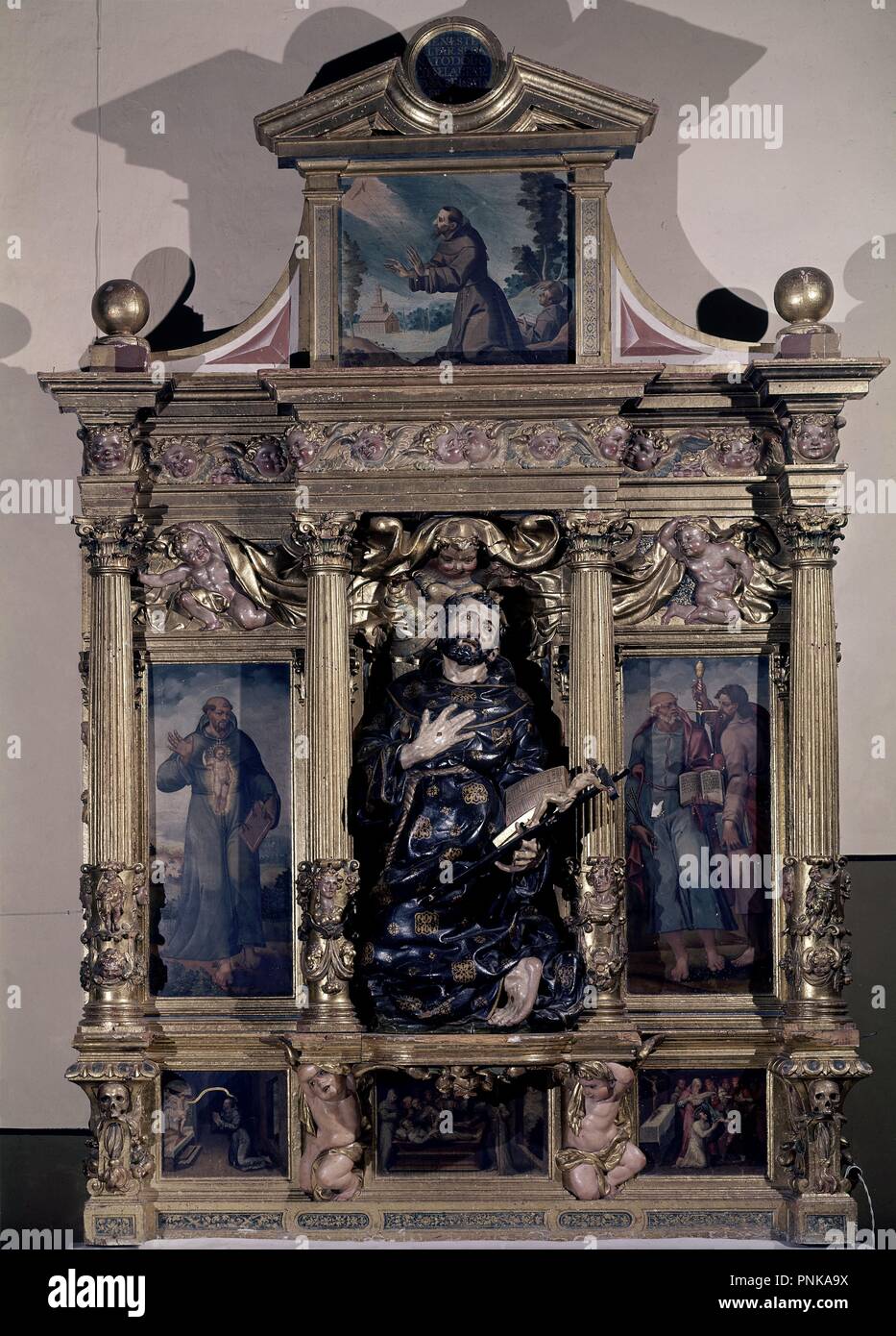 RETABLO DE SAN FRANCISCO. Author: JUNI, JUAN DE. Location: CONVENTO DE ...