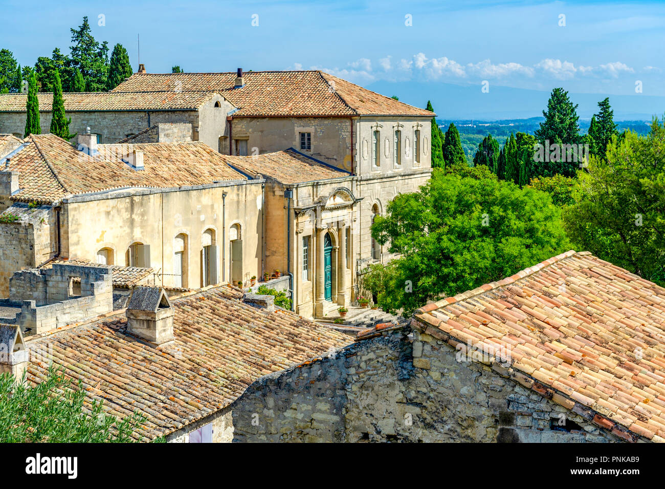 France. Gard (30). Villeneuve-Les-Avignon. Abbey Saint-André ...