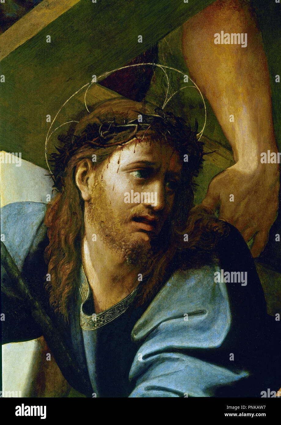 Italian School. Jesus Falling during his Martyrdom - detail. Madrid ...