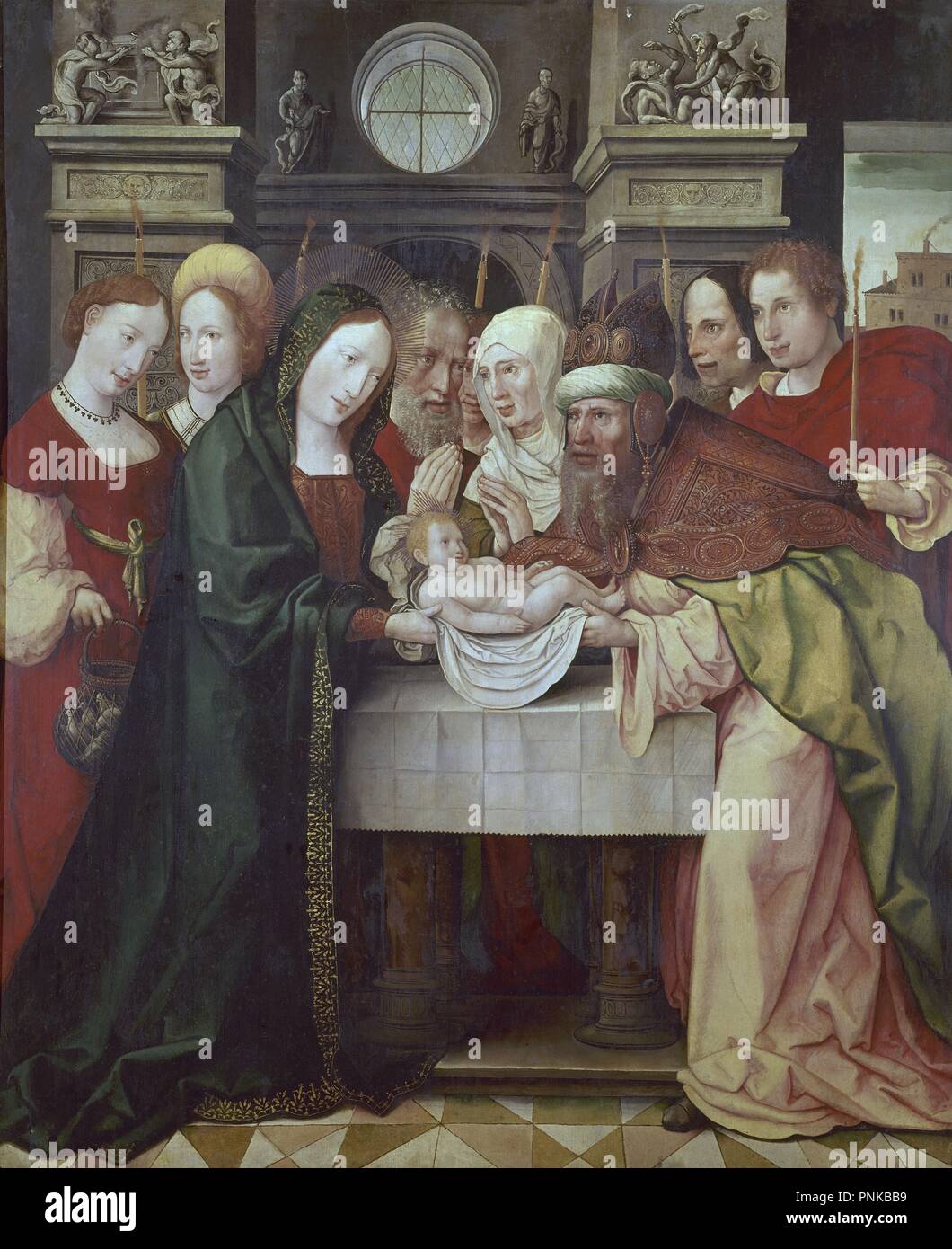 The Purification of Christ - 1501/35 - oil on panel - Spanish ...