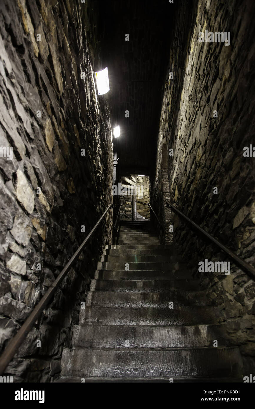Old stone staircase, detail of medieval steps, history Stock Photo - Alamy
