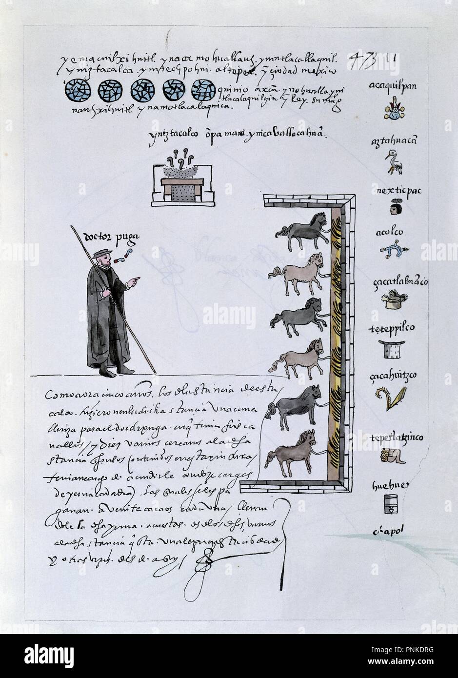 LIBRO DE LOS GOBERNADORES Y ALCALDES DE MEXICO - CODICE OSUNA - SIGLO ...
