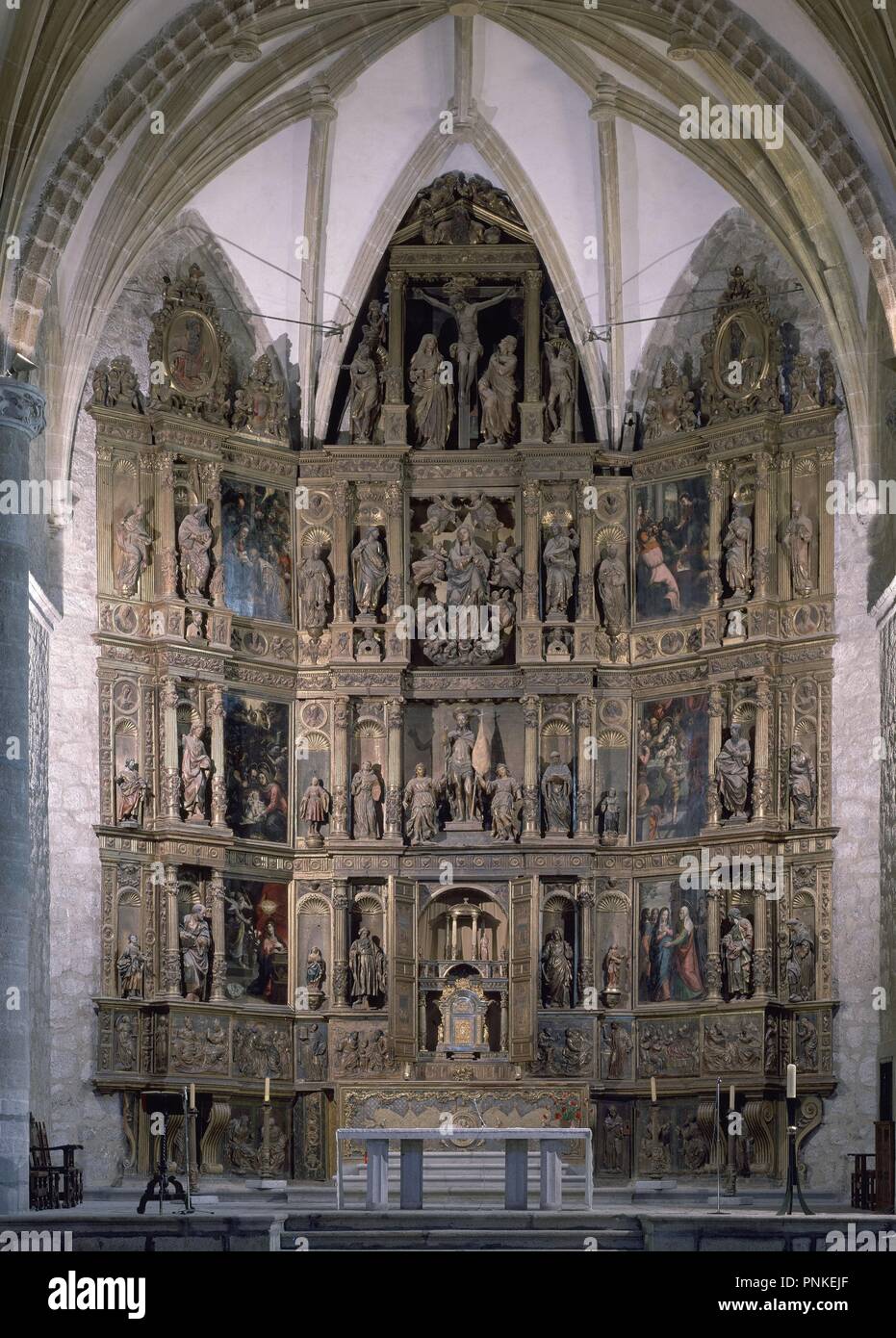 RETABLO MAYOR DE LA IGLESIA DE LA ASUNCION - SIGLO XVI. Author: Sanchez ...