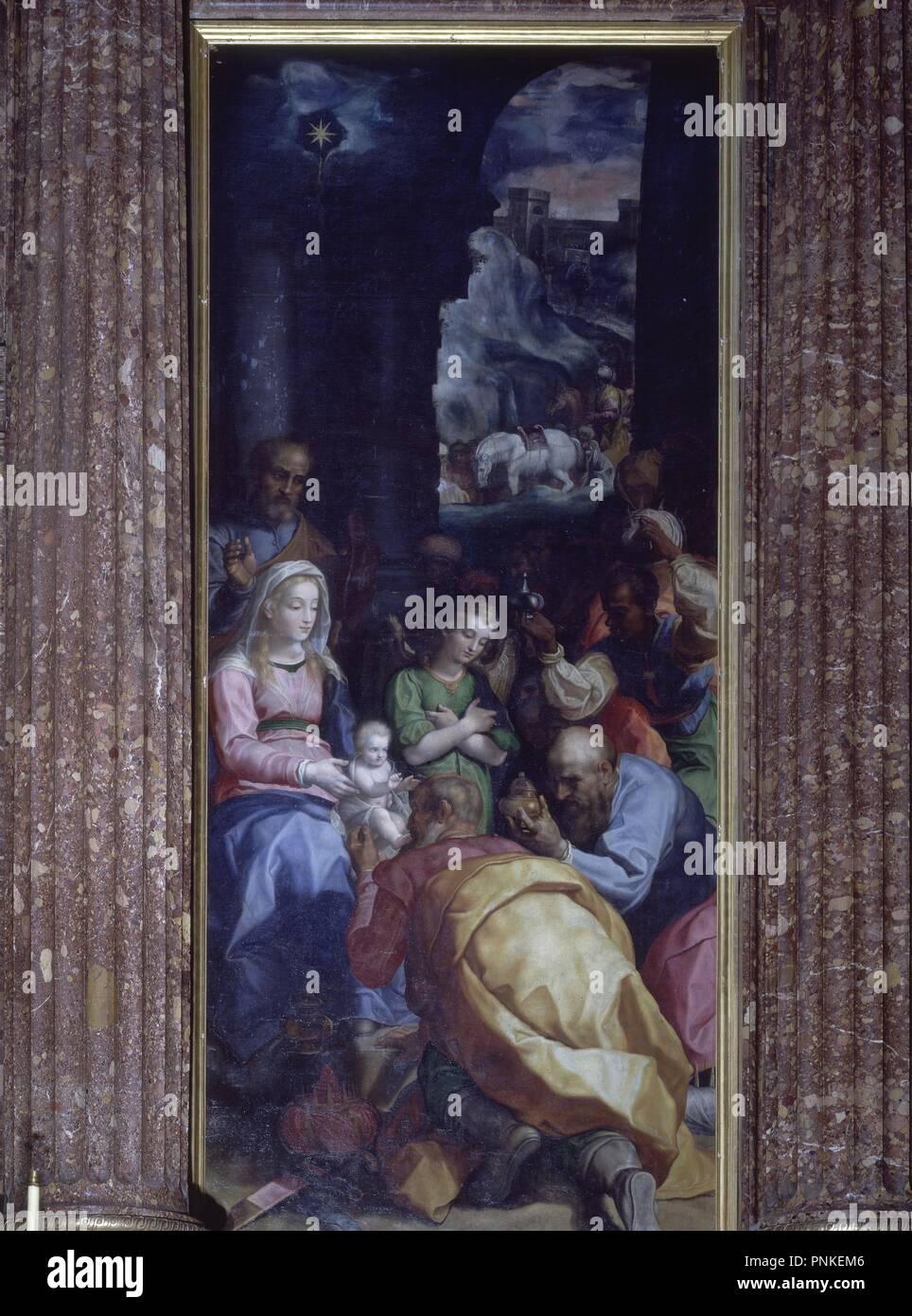 BASILICA - RETABLO MAYOR - ADORACION MAGOS- SIGLO XVI-MANIERISMO ...