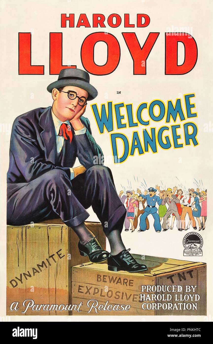 Original film title: WELCOME DANGER. English title: WELCOME DANGER ...